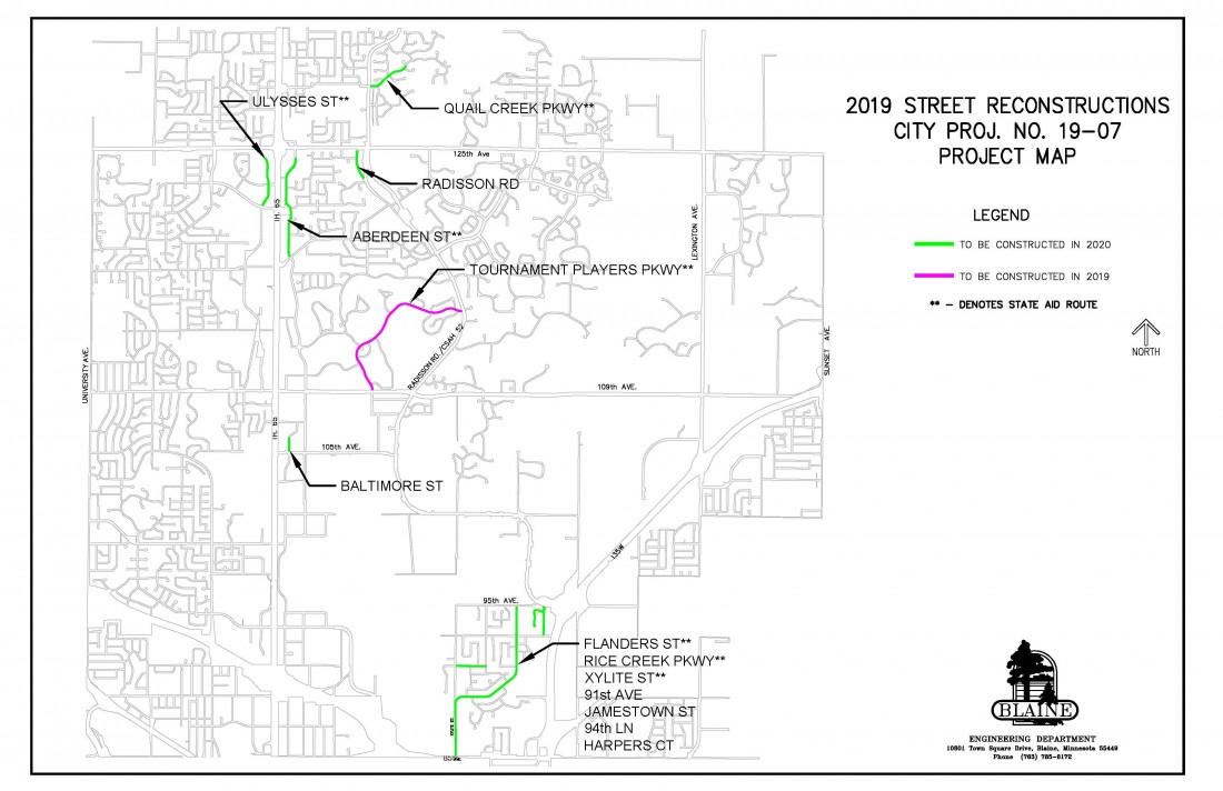 BLAINE NAMES STREET RECONSTRUCTION PROJECTS FOR NEXT TWO YEARS – North ...